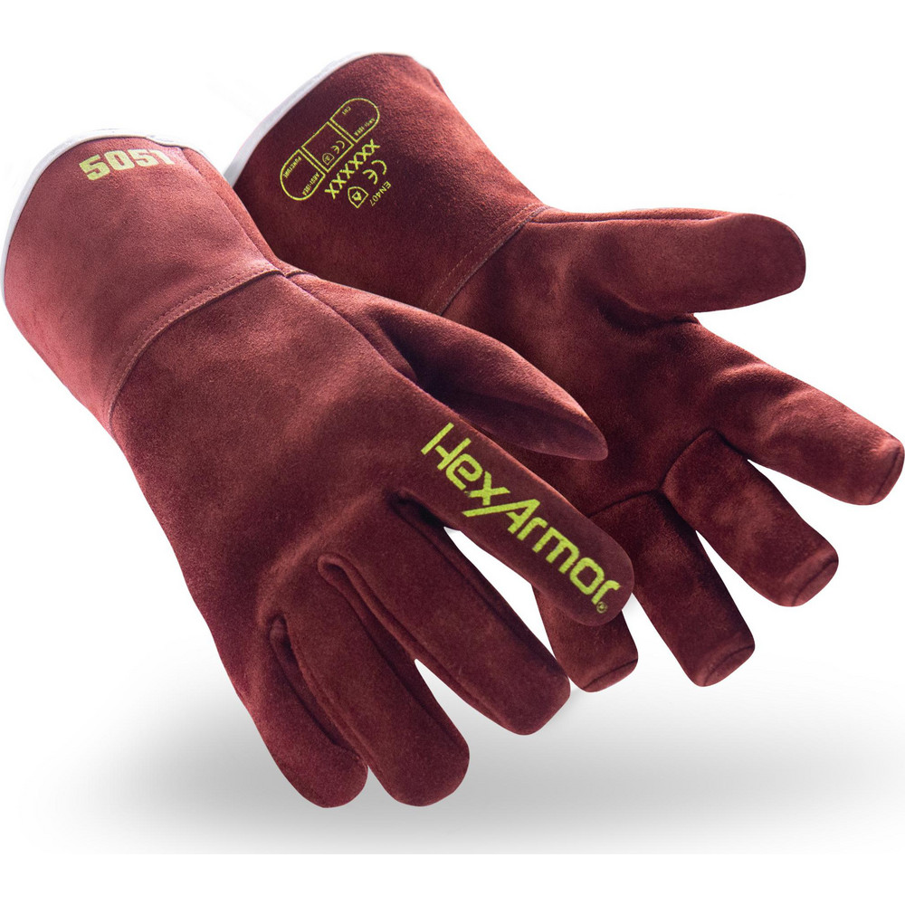 HexArmor® - Welding Gloves: HeatArmor™ Size Small, Leather, Pair, for Stick | MSC Direct