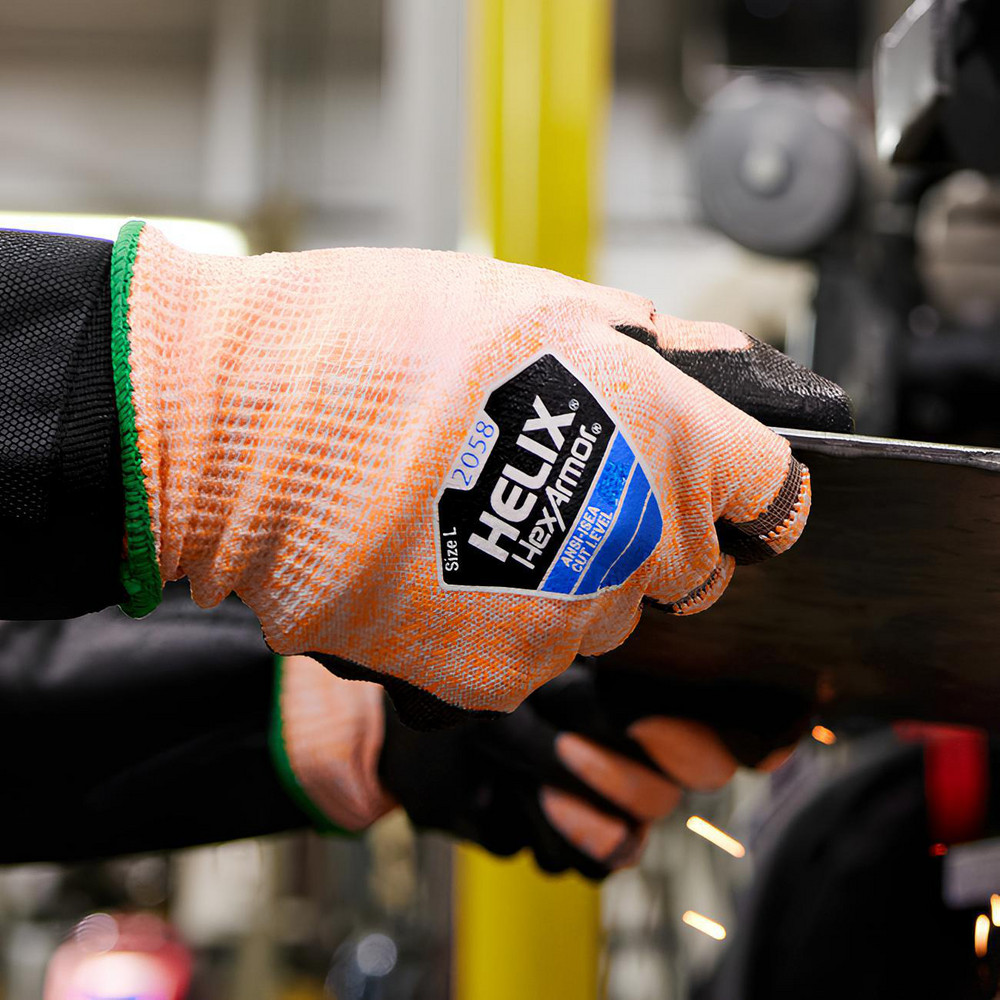 HexArmor® - Cut, Puncture & Abrasion-Resistant Gloves: Helix Helix, Size Medium, ANSI Cut A4 ...