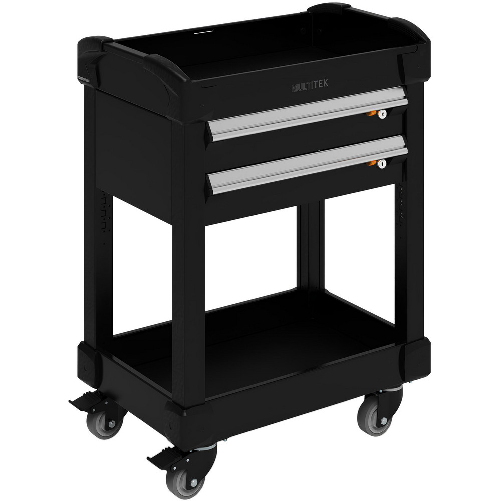 MultiTEK - Utility Utility Cart: 25" Long, 16" Wide, Steel, 600 lb ...
