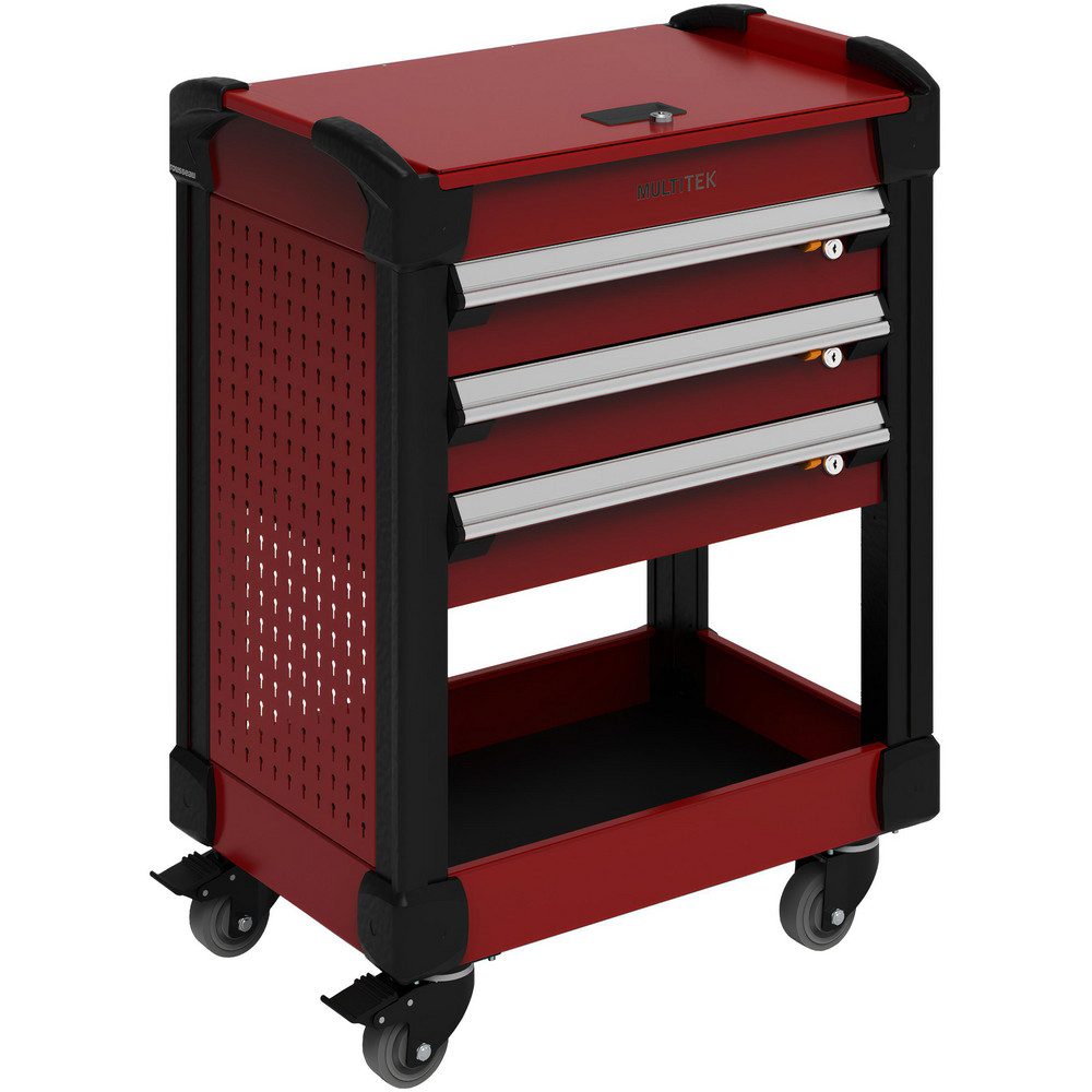 MultiTEK - Utility Utility Cart: 25" Long, 16" Wide, Steel, 600 lb ...