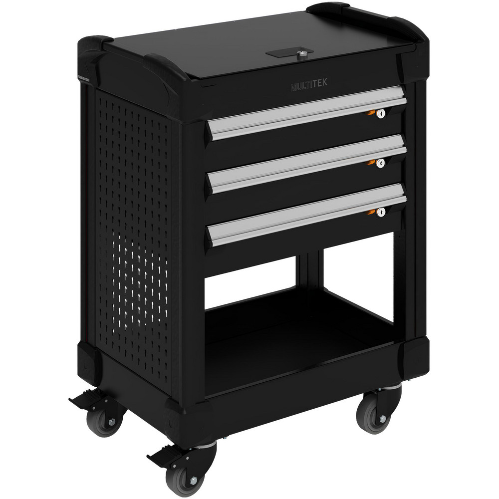 MultiTEK - Utility Utility Cart: 25" Long, 16" Wide, Steel, 600 lb ...