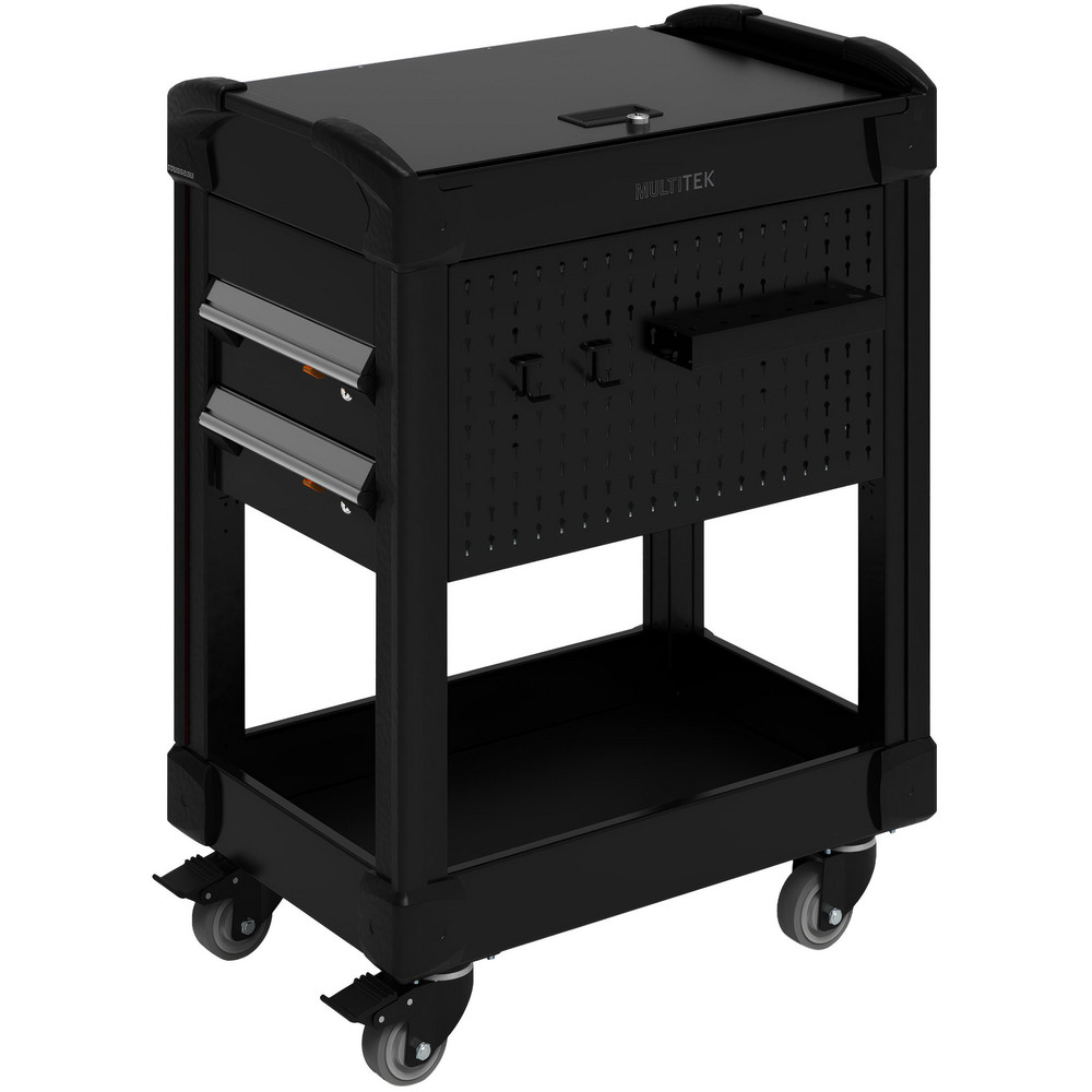 MultiTEK - Utility Utility Cart: 25" Long, 16" Wide, Steel, 600 lb ...