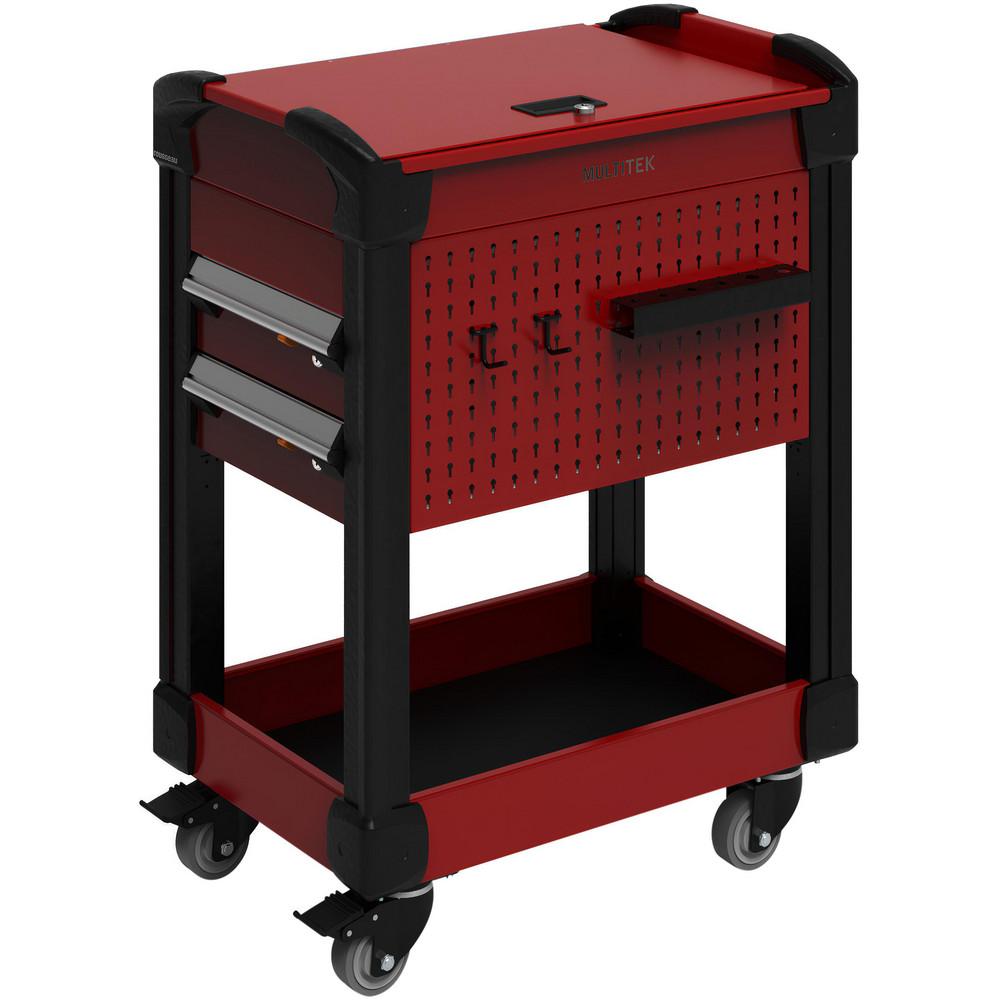 MultiTEK - Utility Utility Cart: 25" Long, 16" Wide, Steel, 600 lb ...