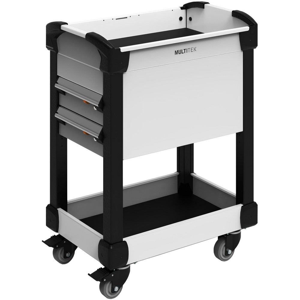 MultiTEK - Utility Utility Cart: 25" Long, 16" Wide, Steel, 600 lb ...