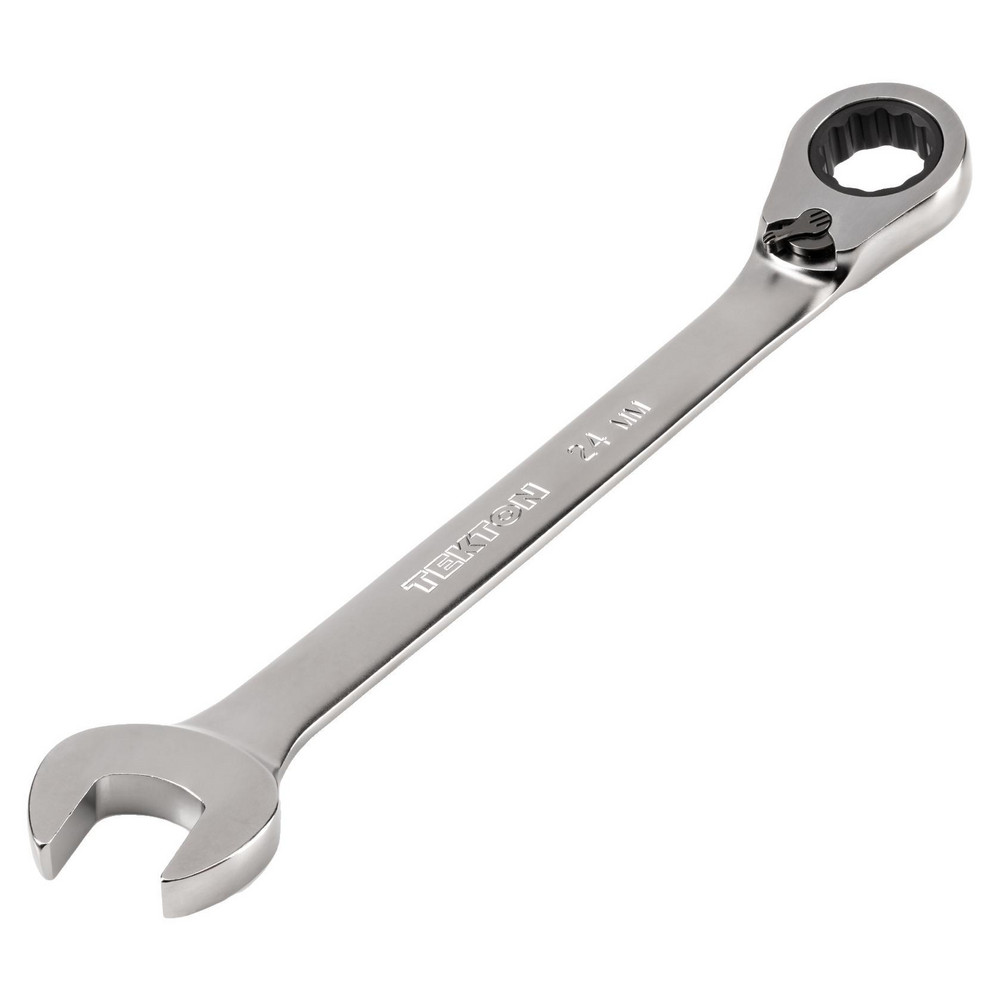 Tekton - Combination Wrench: 24.00 mm Head Size, 15 deg Offset | MSC Direct
