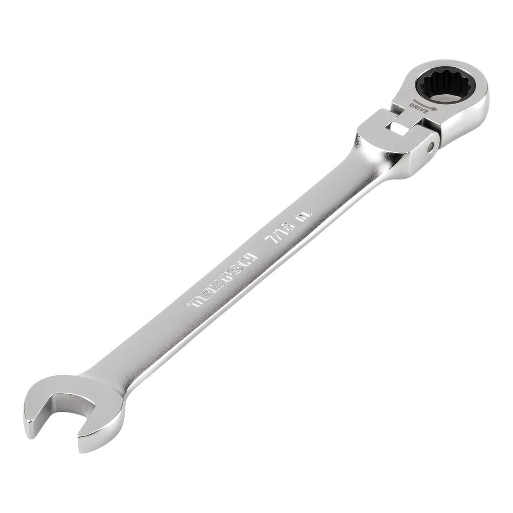 Tekton - Combination Wrench: 7/16" Head Size, 0 deg Offset | MSC Direct