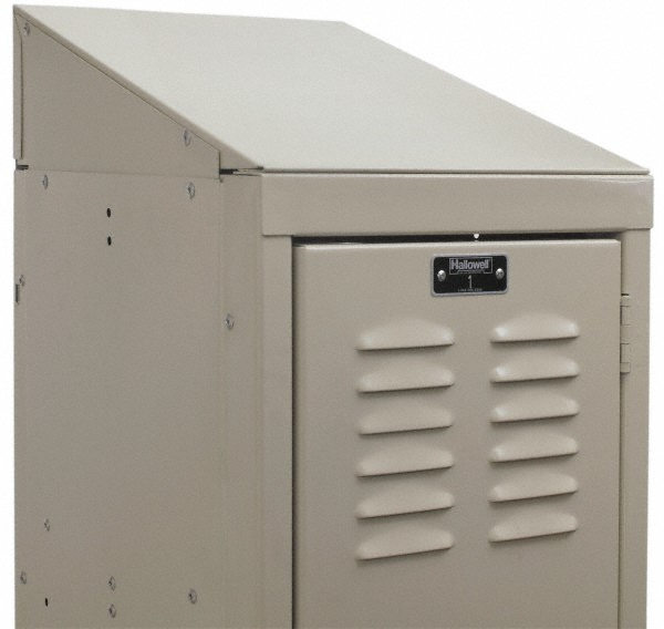 Hallowell - 7" High x 21" Deep, Locker Slope Top End | MSC Direct