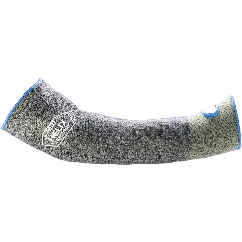 HexArmor® - Cut-Resistant Sleeve: Size Large, Aramid, Gray & Green, ANSI Cut A6 | MSC Direct