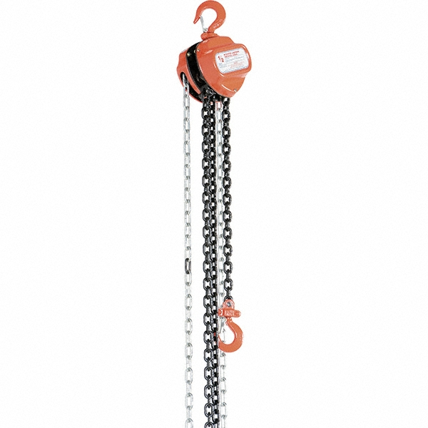 Vestil - Manual Hand Chain Hoist: 1000 lb Capacity, 20' Max Lift | MSC ...
