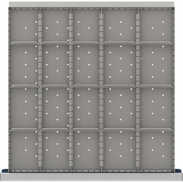 LISTA - 20-Compartment Drawer Divider Layout for 3.15" High Drawers ...