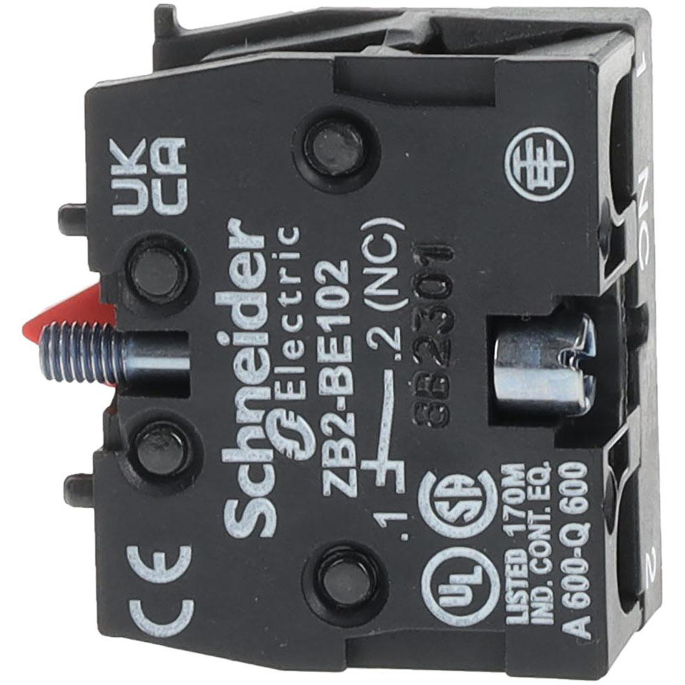 Schneider Electric - NC, 10 Amp, Electrical Switch Contact Block | MSC ...