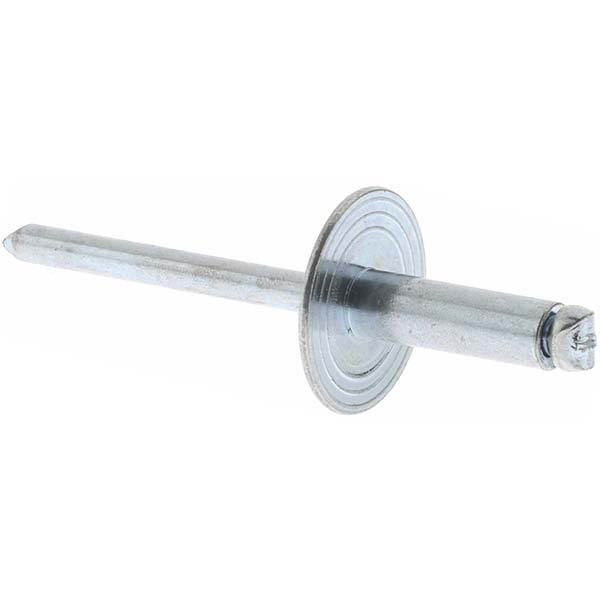 Value Collection - Open End Blind Rivet: Size 66, Large Flange Dome ...