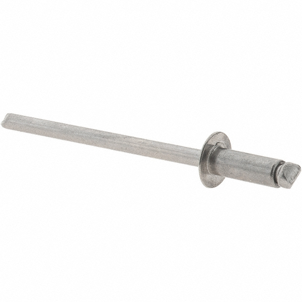 Value Collection - Open End Blind Rivet: Size 43, Dome Head, Stainless ...