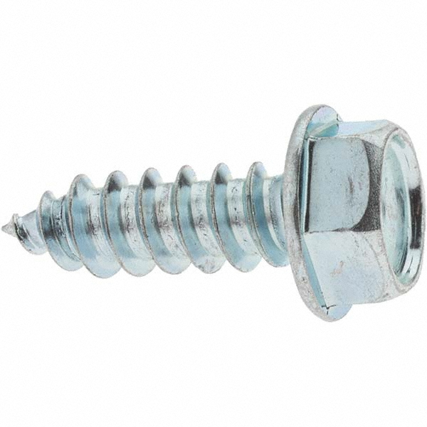 Value Collection - Sheet Metal Screw: 5/16, Hex Head, Hex Drive, 1 ...