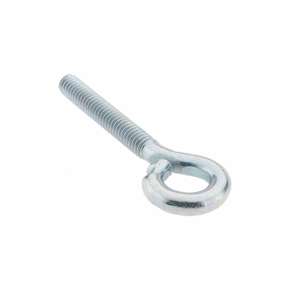 Value Collection - #12-24, Zinc-Plated Finish, Steel Wire Turned Eye ...
