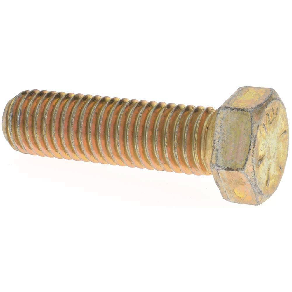 Value Collection - Hex Head Cap Screw: 9/16-12, 2" Length Under Head ...