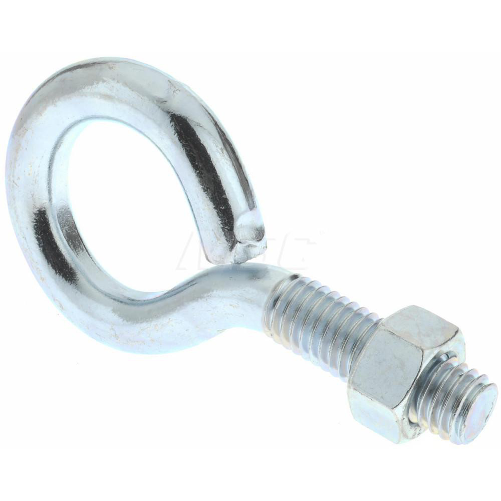 Value Collection - 1/2-13, Zinc-Plated Finish, Steel Wire Turned Eye ...