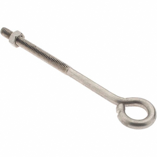 Value Collection - 5/16-18, Stainless Steel Wire Turned Open Eye Bolt ...