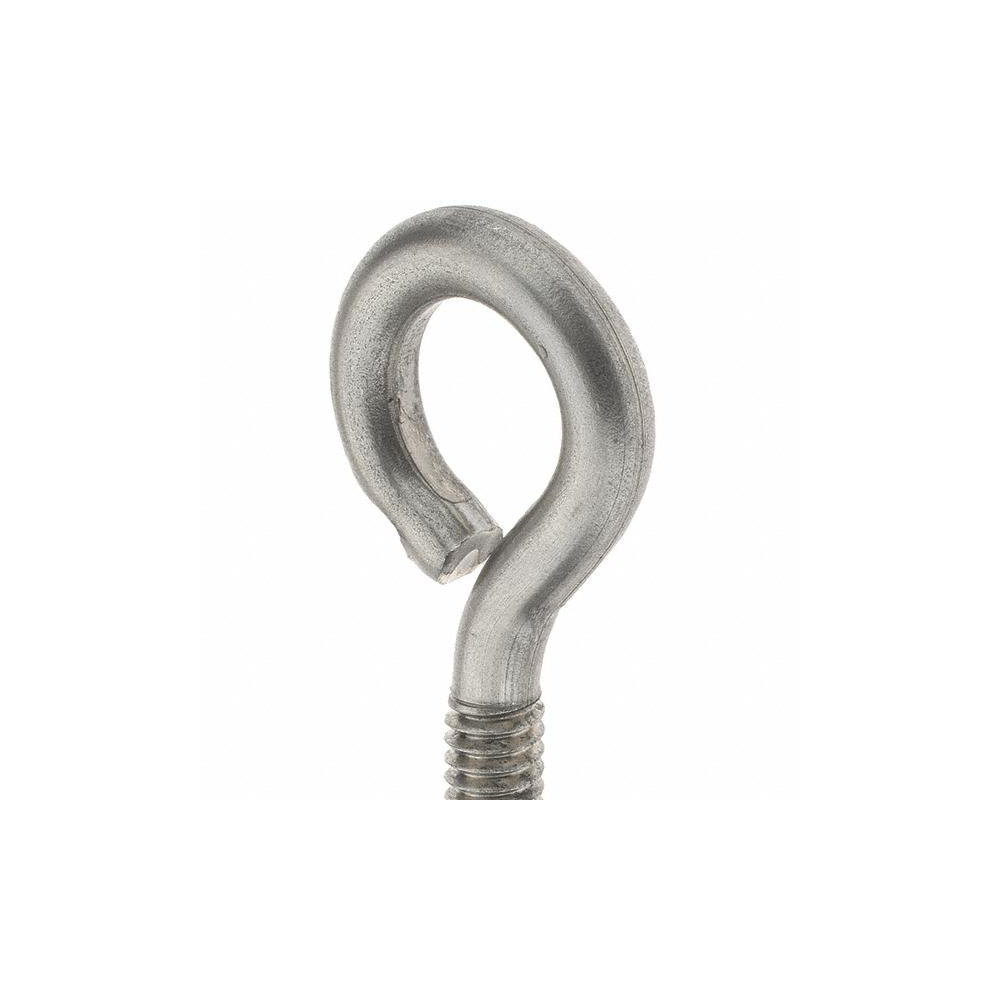 Value Collection - 1/4-20, Stainless Steel Wire Turned Open Eye Bolt ...