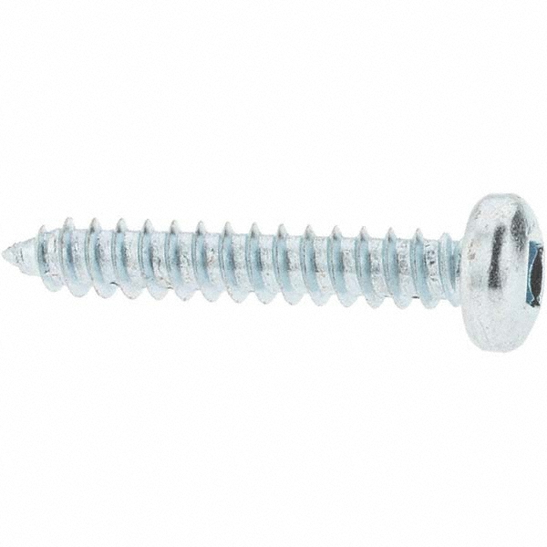 Value Collection - Sheet Metal Screw: #8, Pan Head, Square Drive, 1 ...