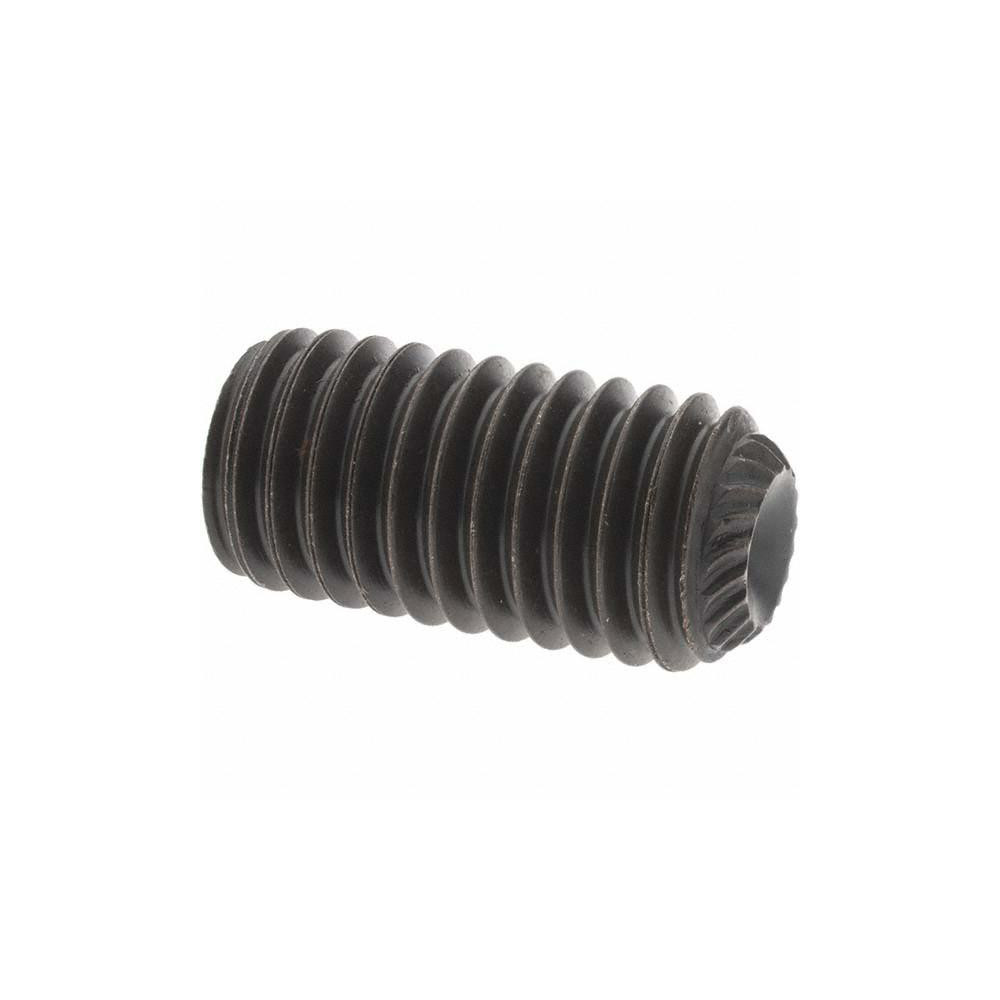 Value Collection - Set Screw: 1/2-13, 1" Overall Length, Knurled Cup ...