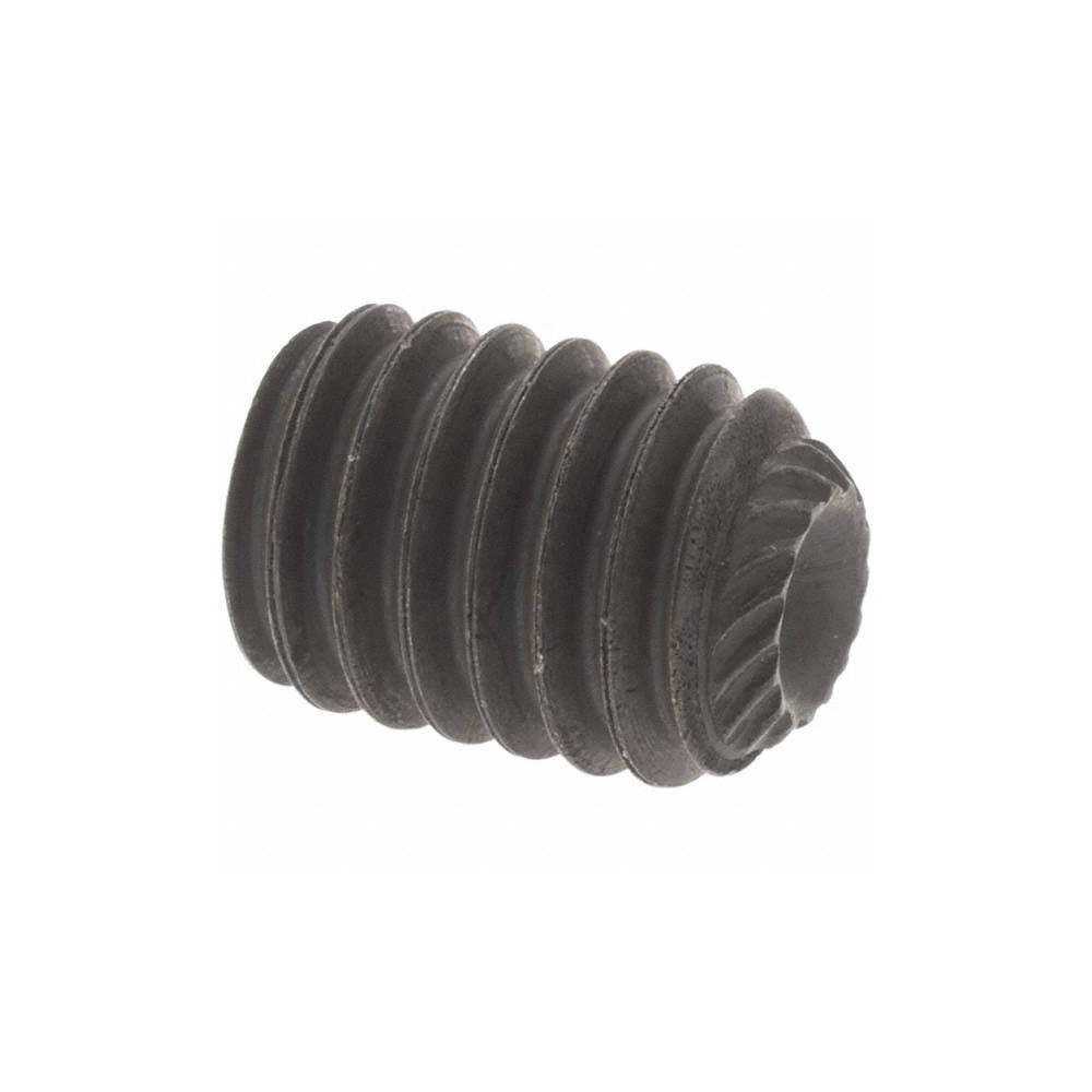 Value Collection - Set Screw: 3/8-16, 1/2" Overall Length, Knurled Cup ...