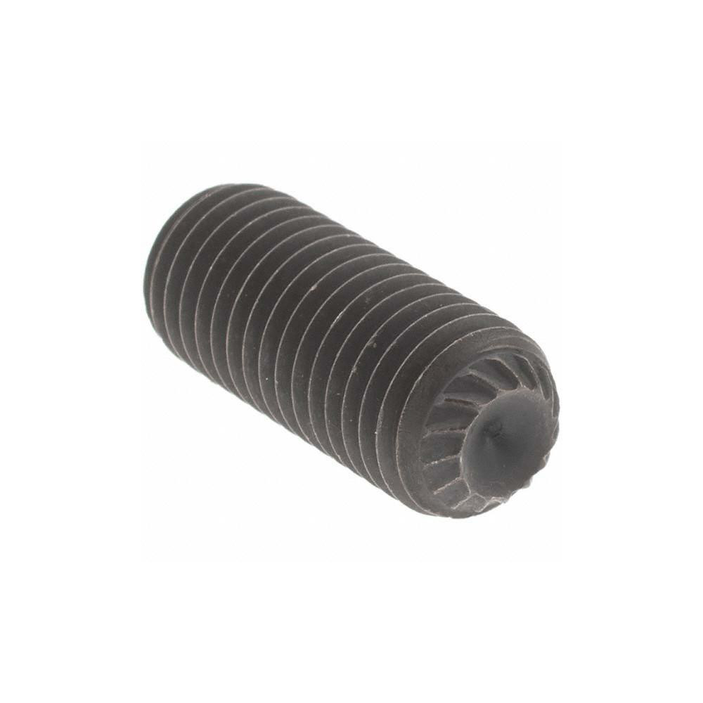 Value Collection - Set Screw: 5/16-24, 3/4" Overall Length, Knurled Cup ...