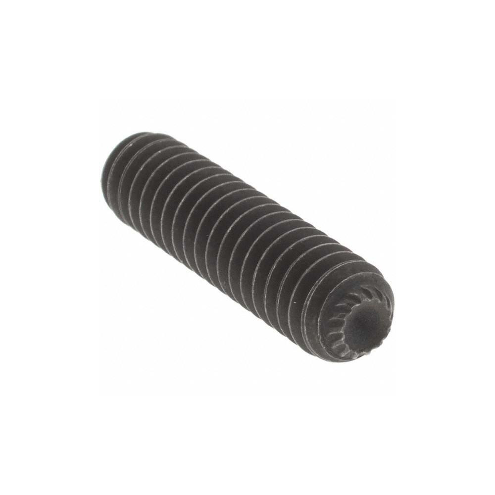 Value Collection - Set Screw: 1/4-20, 1" Overall Length, Knurled Cup ...