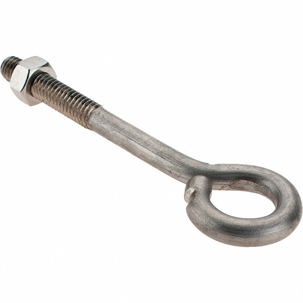 Value Collection - 5/16-18, Stainless Steel Wire Turned Open Eye Bolt ...