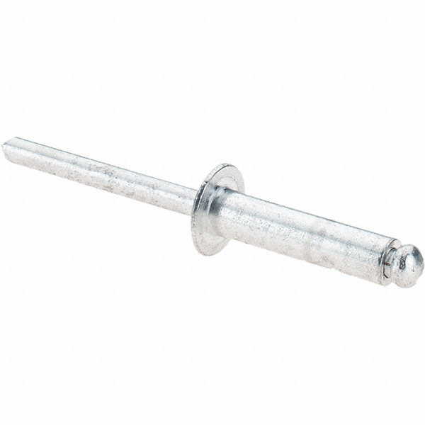 Value Collection - Open End Blind Rivet: Size 812, Dome Head, Aluminum ...