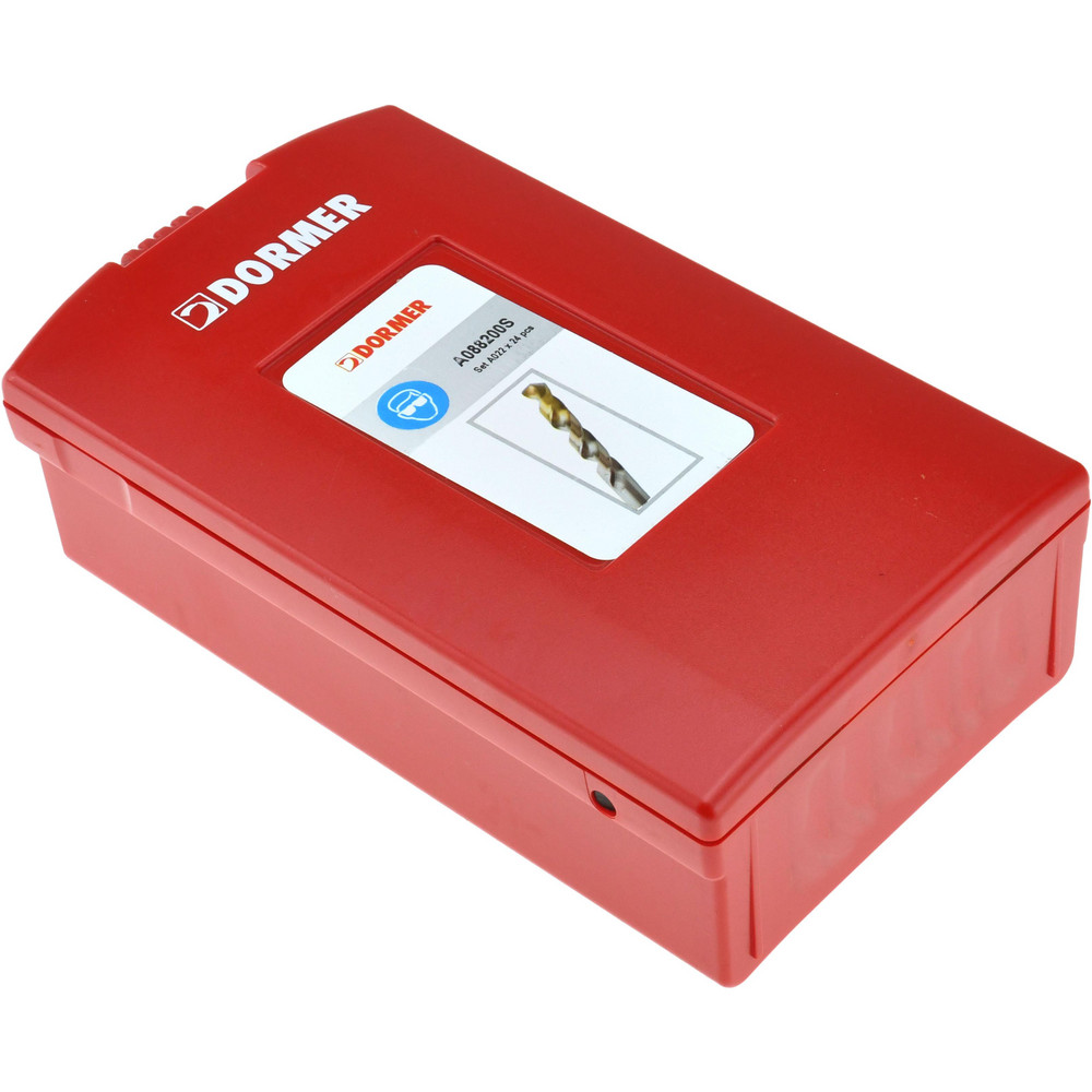 Dormer Pramet - Drill Bit Set: Screw Machine Length Drill Bits, 24 Pc ...