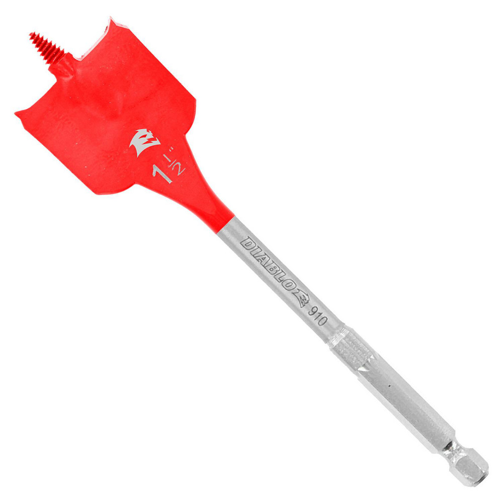 DIABLO - Spade-Blade Drill Bit: 1-1/2" Drill Bit, High Speed Steel ...