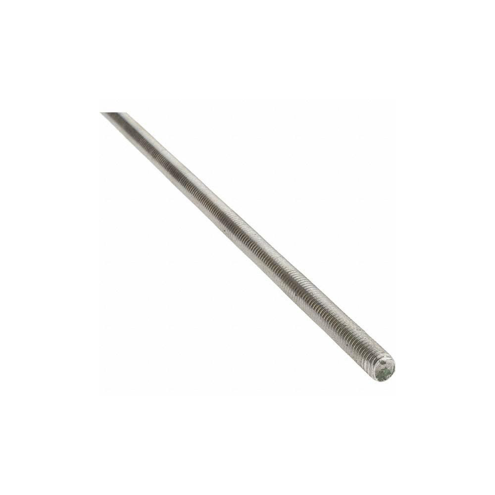 Value Collection - Metric Threaded Rod: M5, 1.00 m OAL, Steel, Bright ...