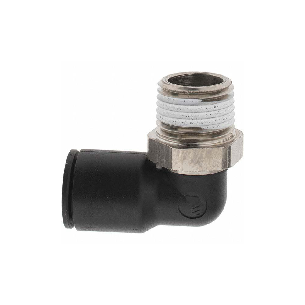 Parker - Push-to-Connect Fitting: Male Elbow, 1/2" OD | MSC Direct