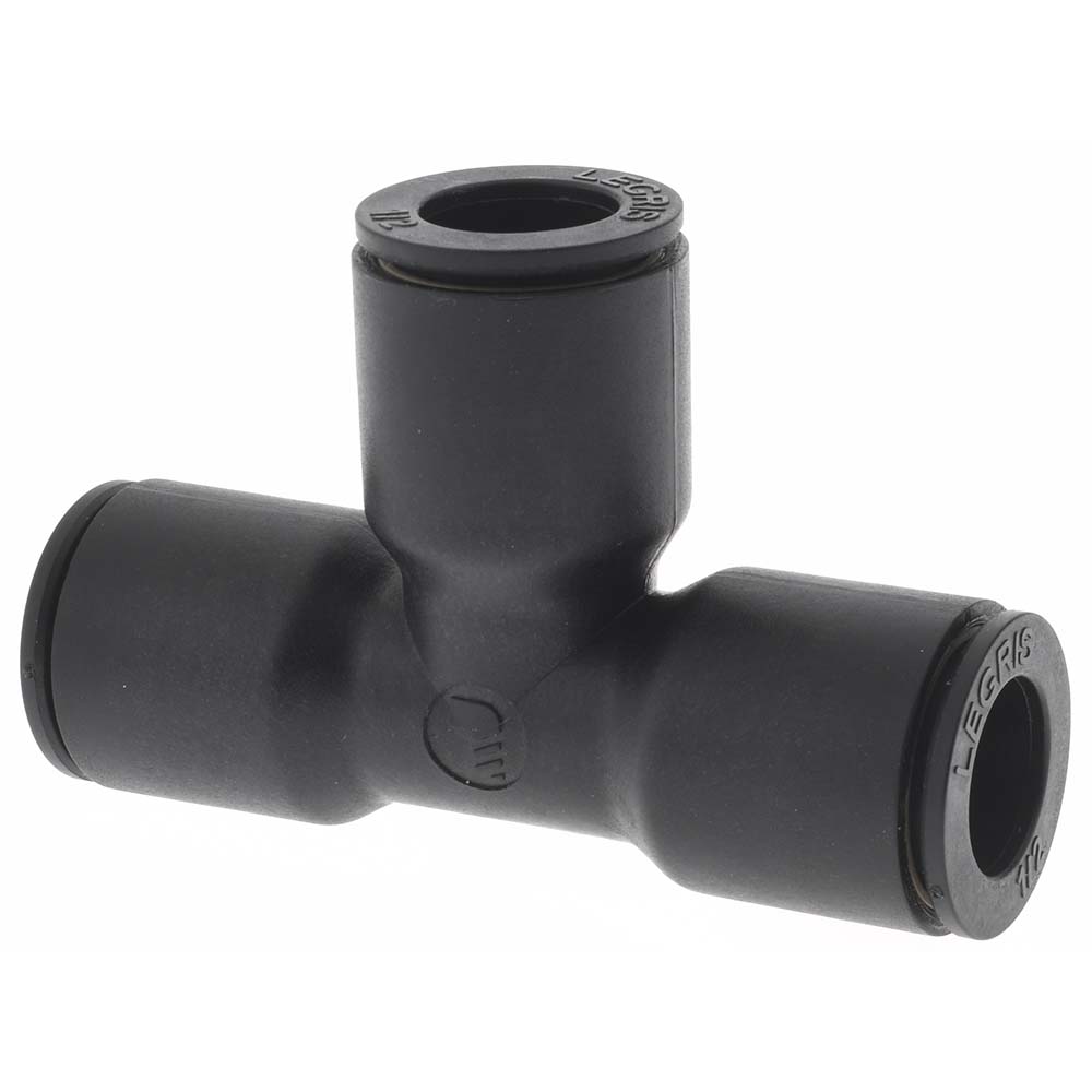Parker - Push-to-Connect Tube x Tube x Tube Fitting: Union, 1/2" OD ...