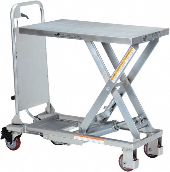 Vestil - Mobile Hand Lift Table: 400 lb Capacity, 17-5/8" Platform ...