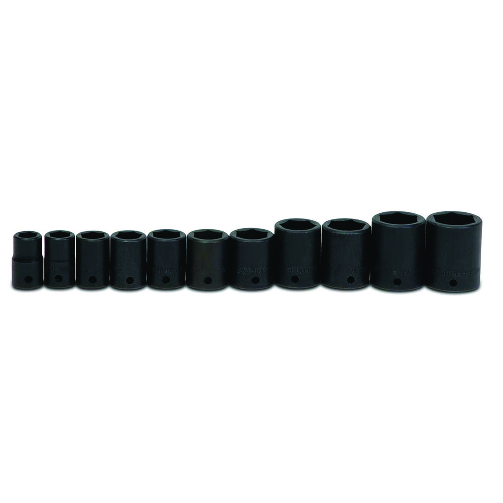 Williams - Socket Set: Socket Set, 11 Pc, 1/2" Drive | MSC Direct