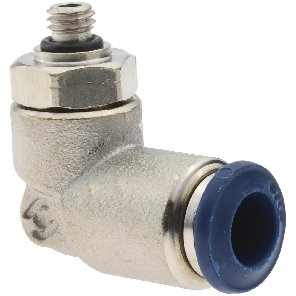 PRO-SOURCE - Push-to-Connect Tube x Universal Thread Fitting: #10-32 Thread, Universal, 1/4" OD ...