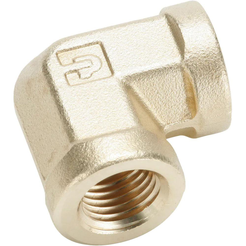 Parker - Industrial Pipe 90 ° Female Elbow: 1/4" Female Thread, FNPTF ...