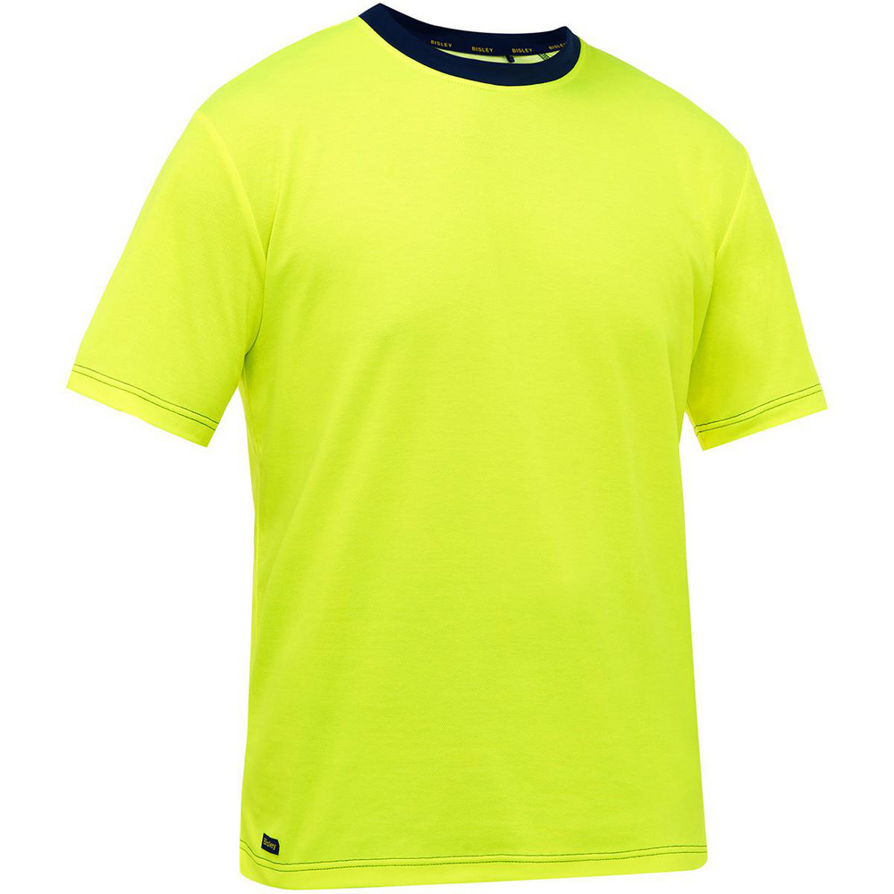 PIP - Work Shirt: Hi-Visibility, Short Sleeve, Medium, Cotton ...