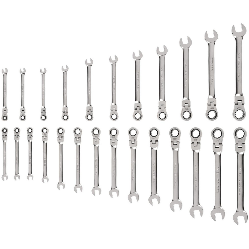 Tekton - Combination Wrench Set: 25 Pc, 1/4 - 3/4 in 6 - 19 mm Wrench ...
