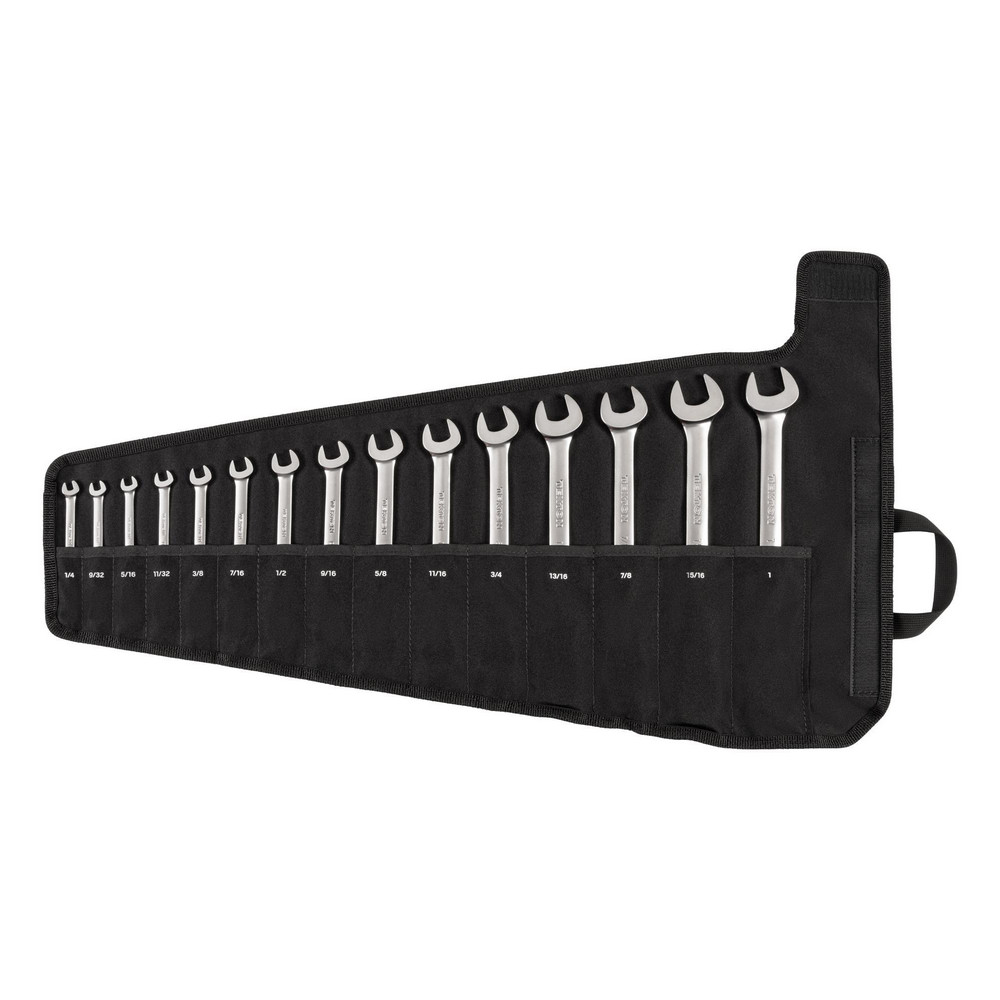 Tekton - Ratchet Set & Combination Wrench Set: 15 Pc, 1/4 in - 1 in ...