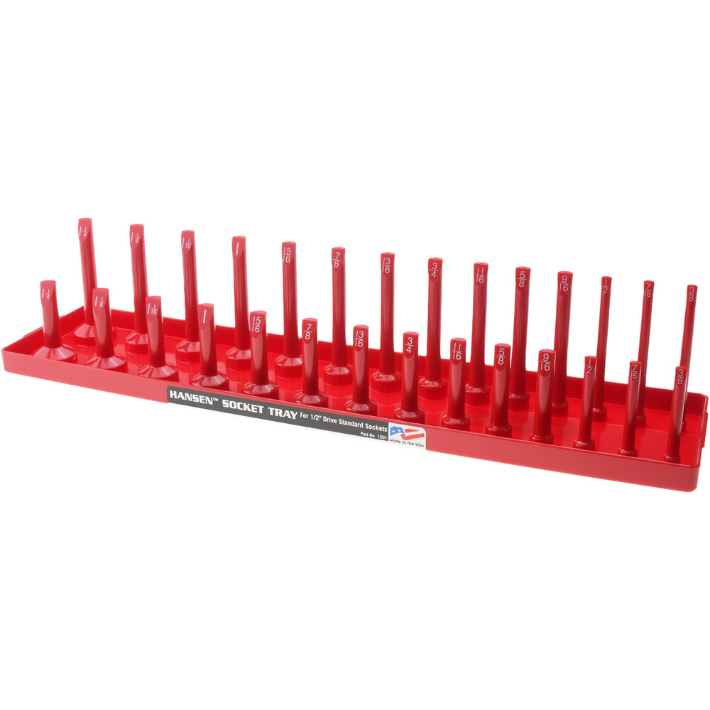 Made in USA - 28 Piece Capacity Deep & Shallow Inch Socket Tray | MSC ...