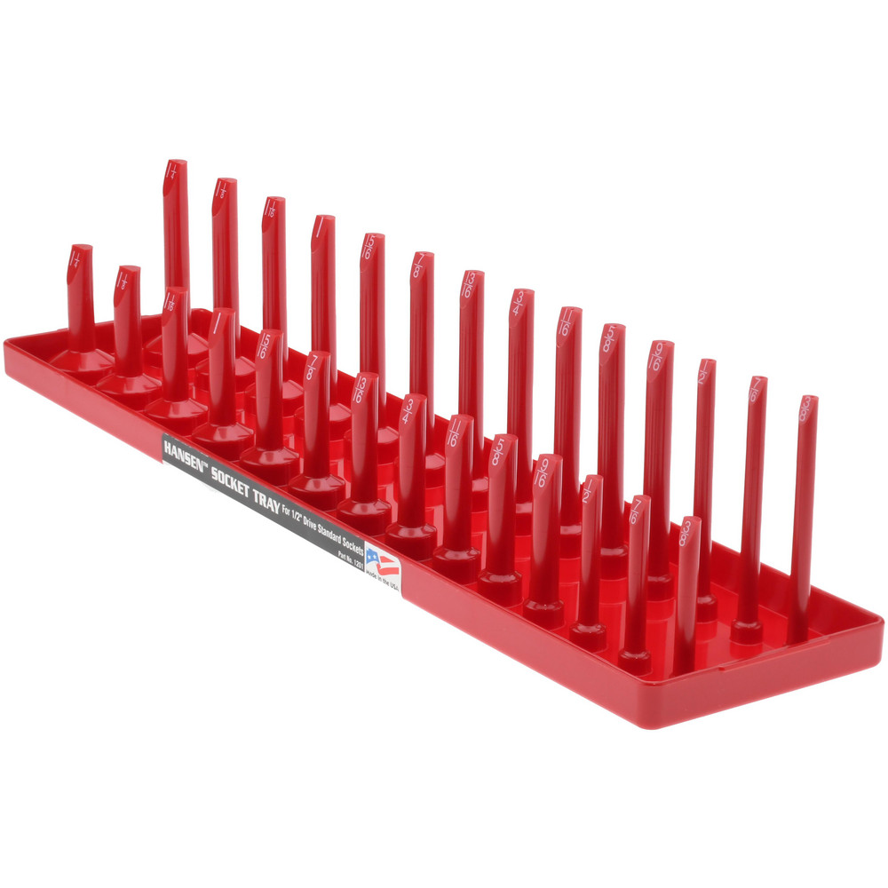 Made in USA - 28 Piece Capacity Deep & Shallow Inch Socket Tray | MSC ...