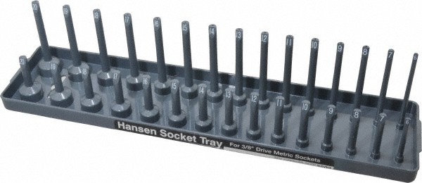 Made in USA - 30 Piece Capacity Deep & Shallow Metric Socket Tray ...