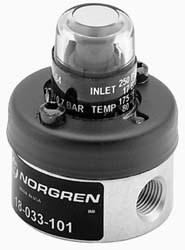 Norgren - 1/8" NPT Bottom Differential Pressure Indicator | MSC Direct