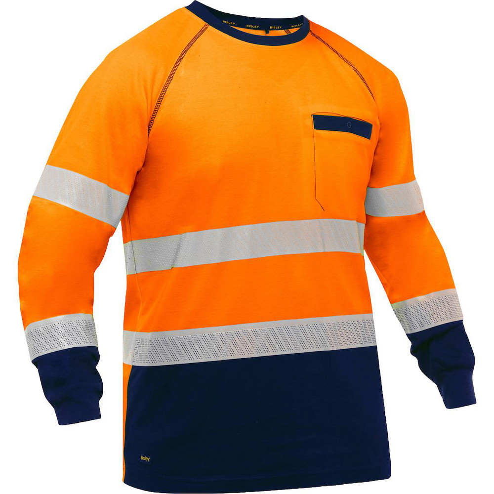 PIP - Work Shirt: Hi-Visibility, Long Sleeve, 2X-Large, Cotton ...
