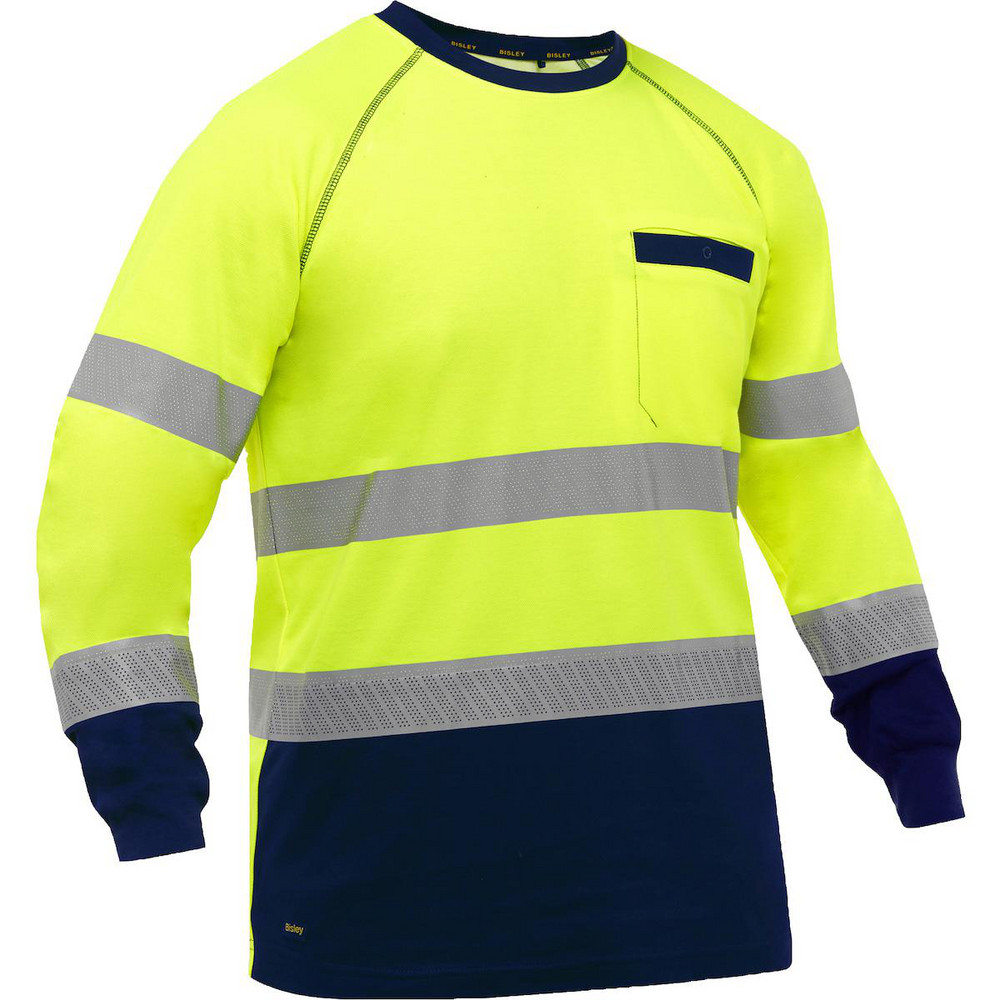 PIP - Work Shirt: Hi-Visibility, Long Sleeve, 2X-Large, Cotton ...