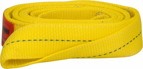 Lift-All - 6' Long x 2" Wide 12,800 Lb Basket Capacity Polyester Web ...
