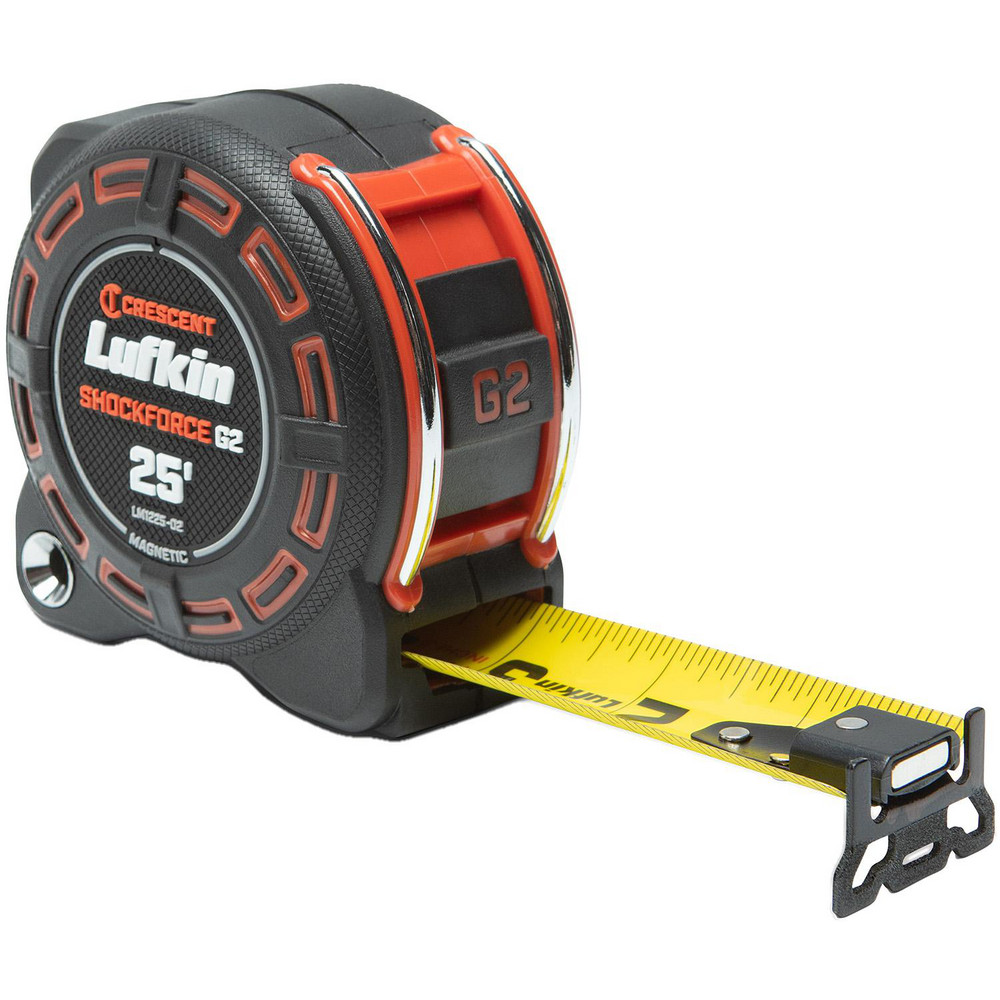 Lufkin - Tape Measures: Length Ft.: 25.000; Graduation (Inch): 1/16 ...